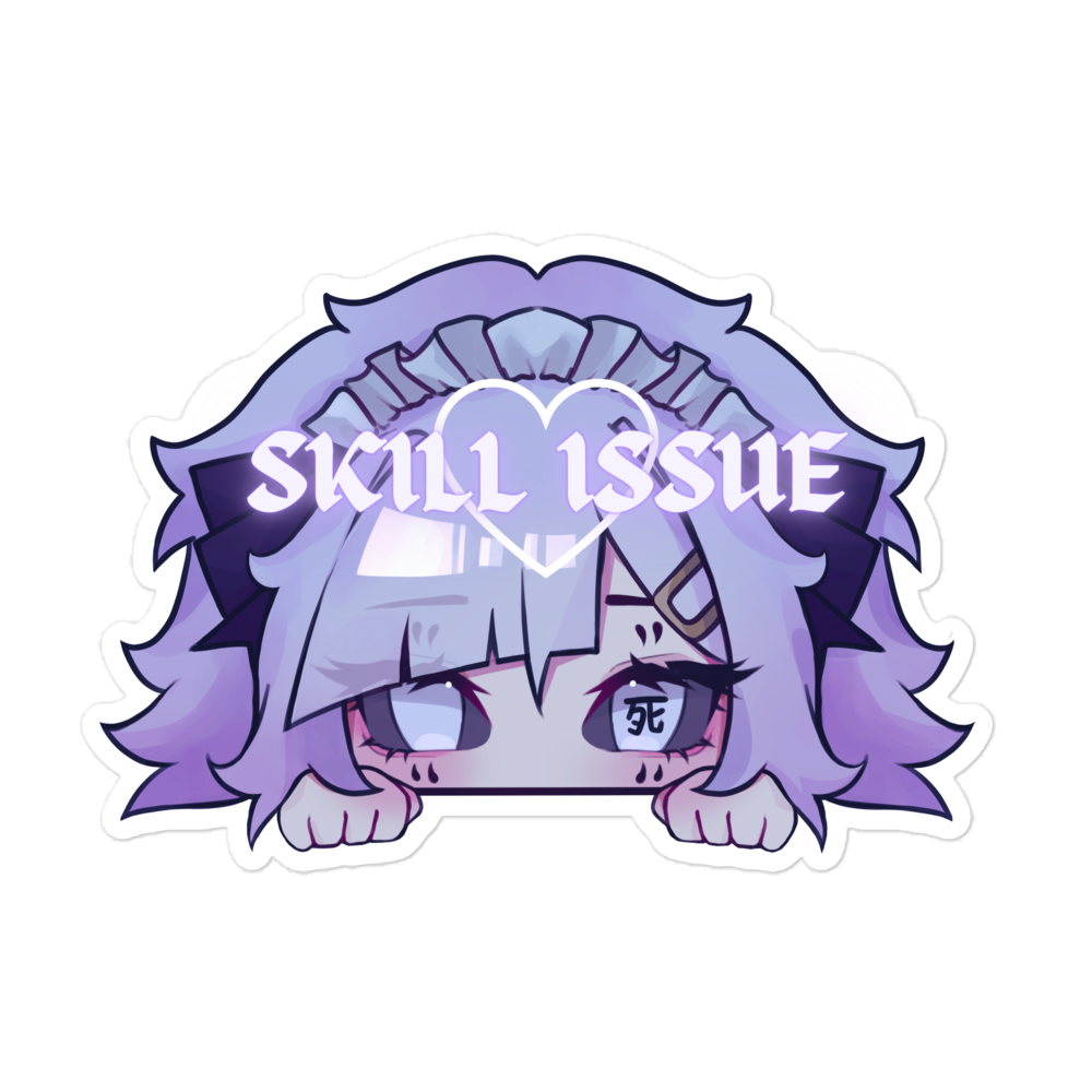 Skill Issue Peeker Sticker – Yorunomachi