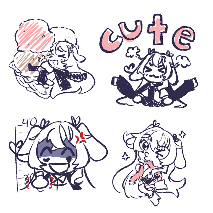 Nohr Doodle Stickers – Yorunomachi
