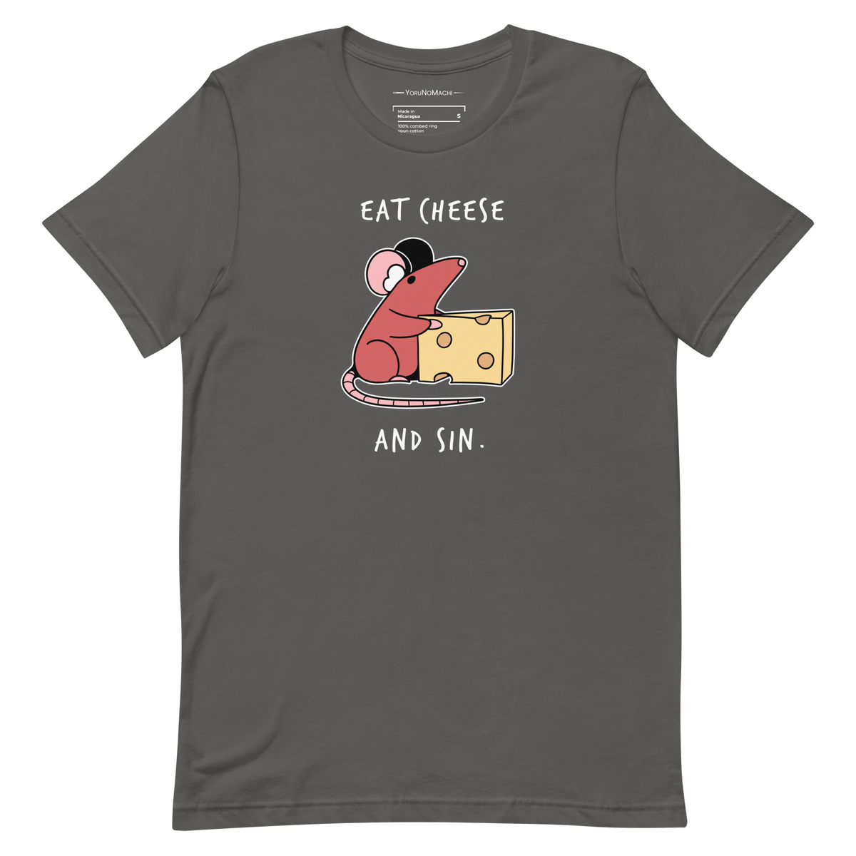 Eat Cheese and Sin Tee – Yorunomachi