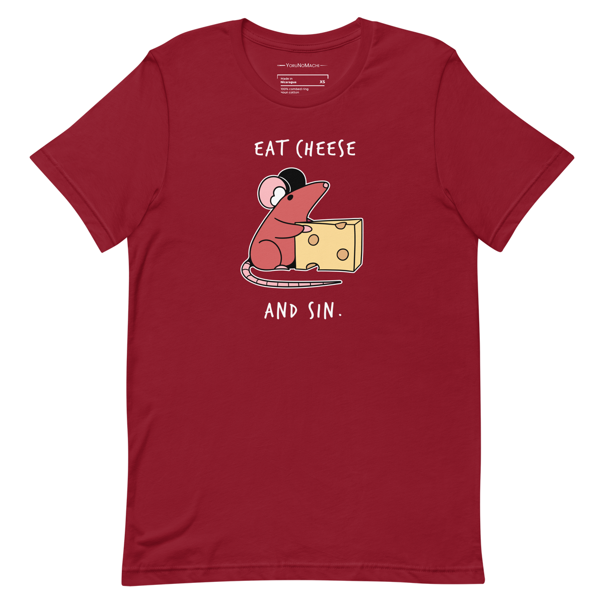 Eat Cheese and Sin Tee – Yorunomachi