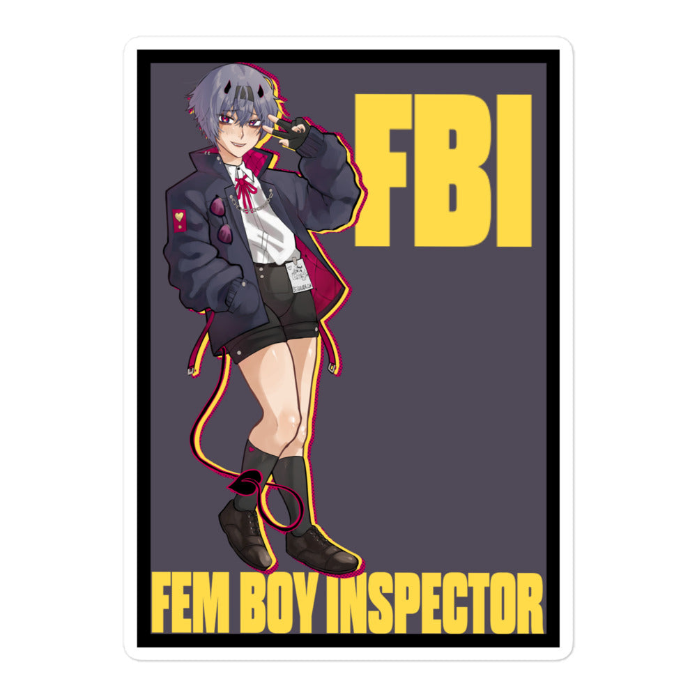 FBI Sticker – Yorunomachi
